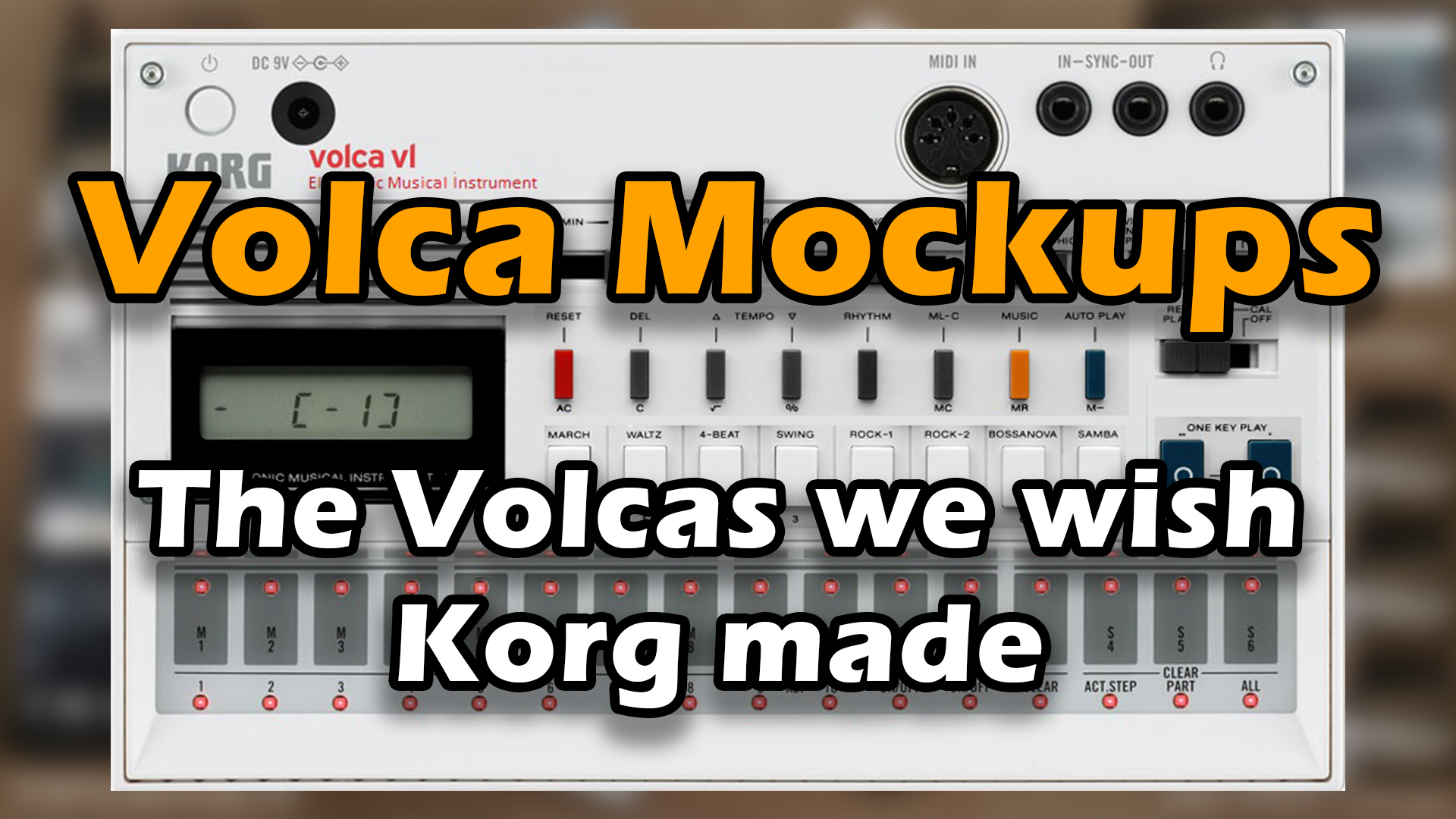 Volca Mockups - the Volcas we wish Korg made - ranzee